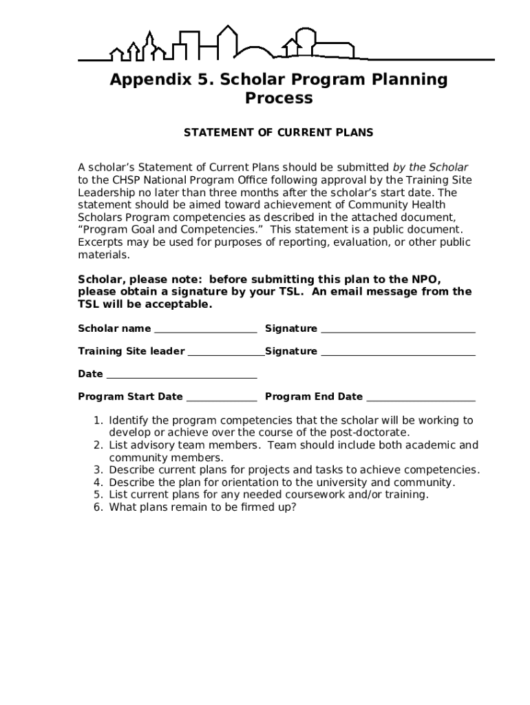 How to ApplyNational Clinical Scholars Program Doc Template | pdfFiller