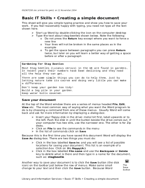 Learn To Type And Improve Typing Speed Free Doc Template | pdfFiller