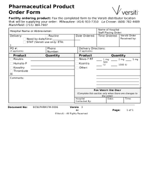 Special Product Request Doc Template | pdfFiller