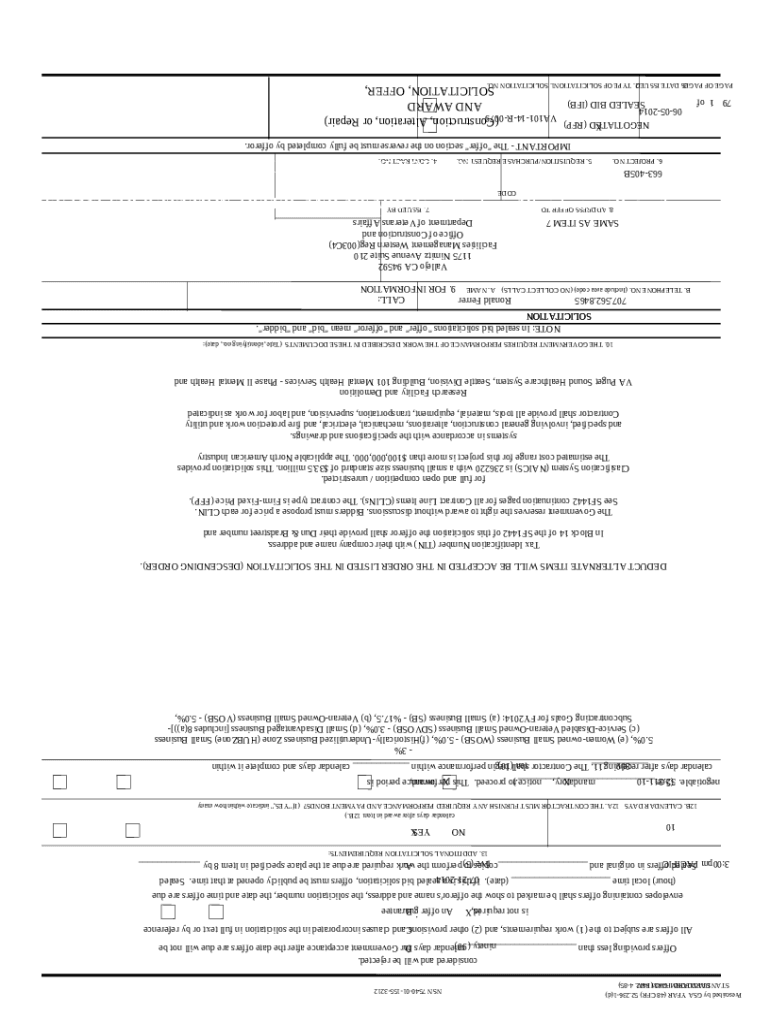 SOLICITATION-Perimeter-Walls.pdf Doc Template | pdfFiller