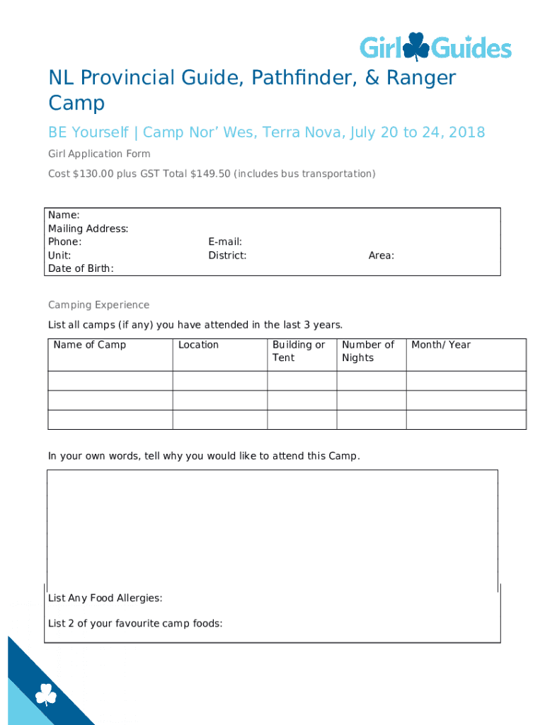 Pathfinder Challenge Booklet - Girl Guides of Canada Doc Template ...