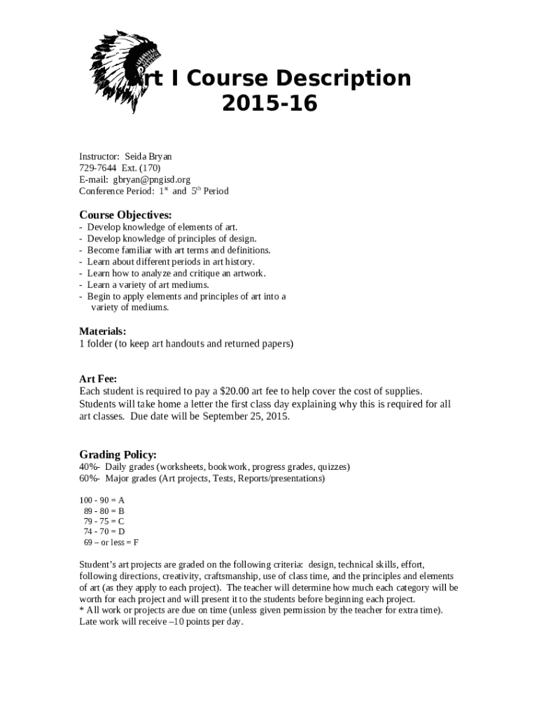 Carter, Calvin / ART 1 Doc Template | pdfFiller