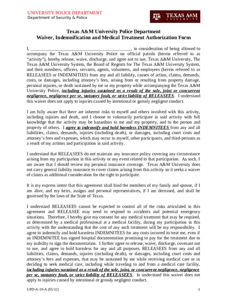 University Police Department - Texas A&M University - upd tamu Doc ...