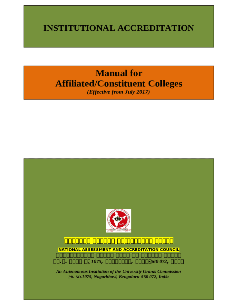 naac manual pdf Doc Template Doc Template | pdfFiller