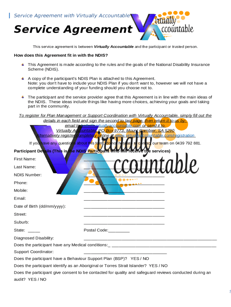 5 Things You Should Know About NDIS Service Agreement Doc Template ...