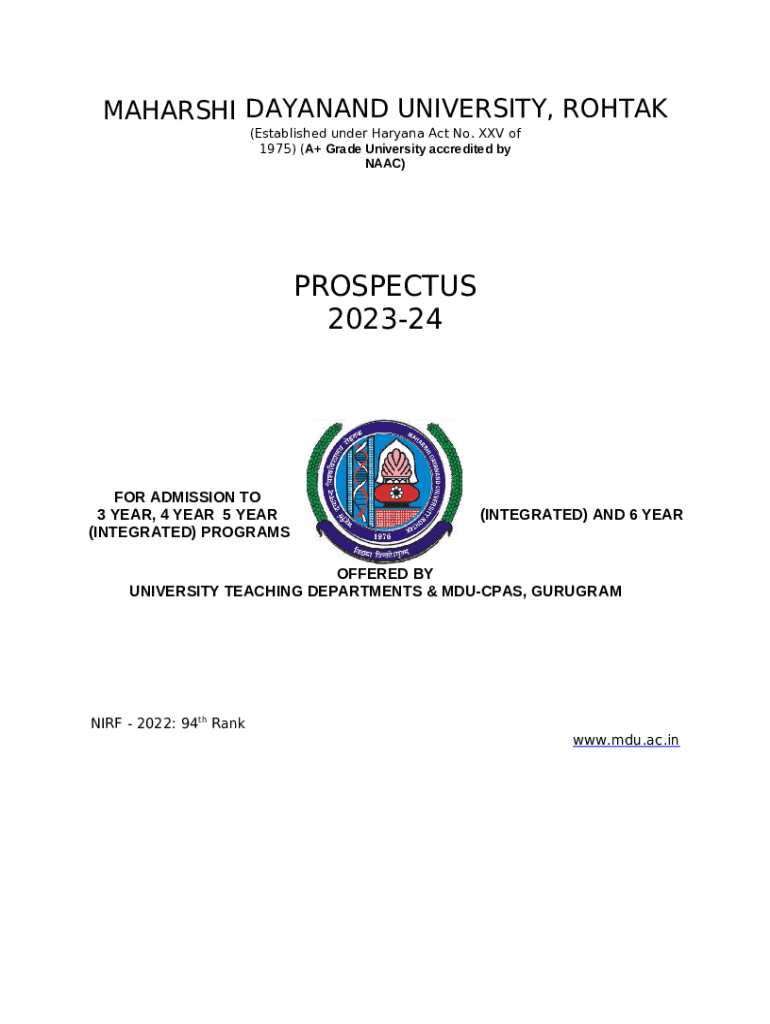 ADMISSION NOTICE DEB-UGC Approved Programmes Doc Template | pdfFiller