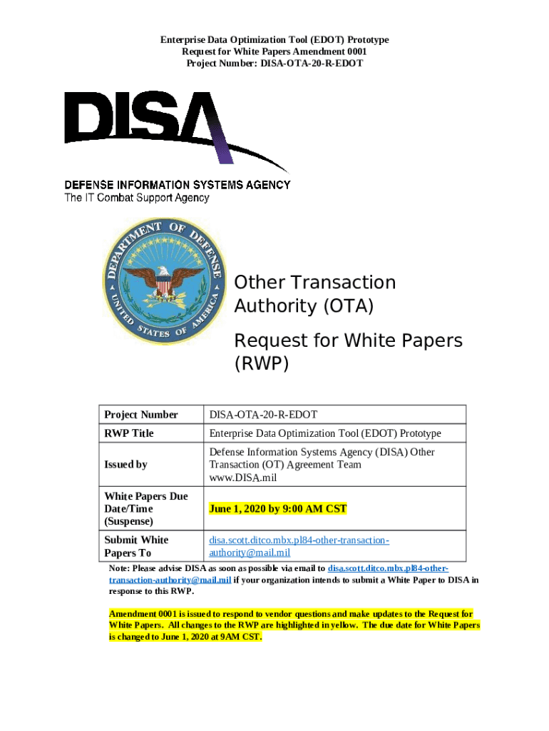 Distributed Hybrid Multi Cloud (DHMC) Request White ... Doc Template ...