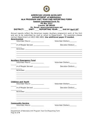American-Legion-Auxiliary-Report-s- ... Doc Template | pdfFiller