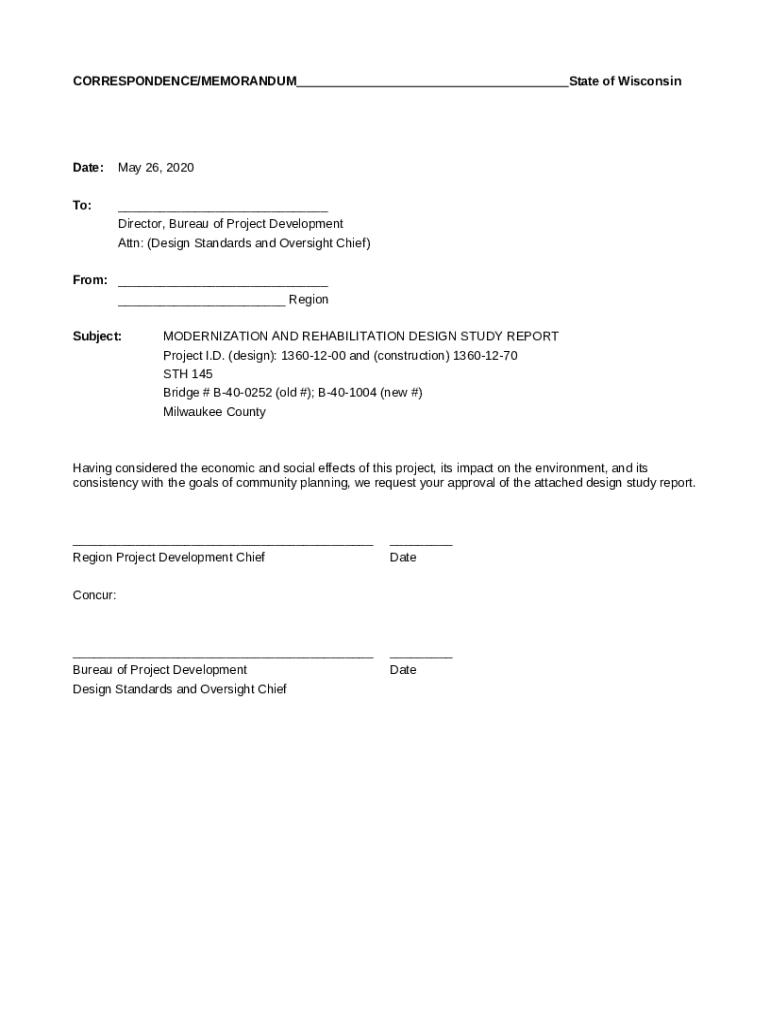 Wisconsin Department of Transportation Letterhead template - trust dot ...