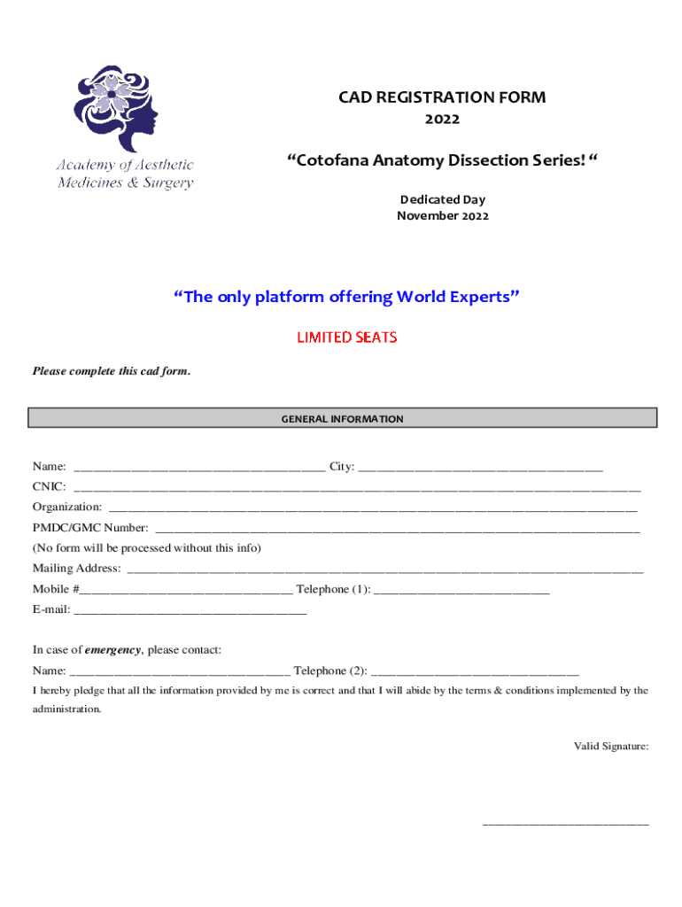 Fillable Online California Anatomy Dissection Series, Special Guest Fax ...