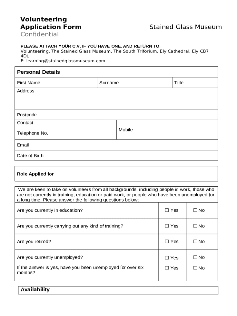 The Stained Glass Museum - Events Doc Template | pdfFiller