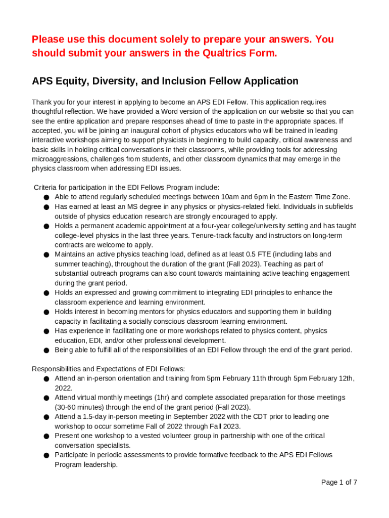 APS-Equity-Diversity-and-Inclusion-Fellow-Application. ... Doc Template ...