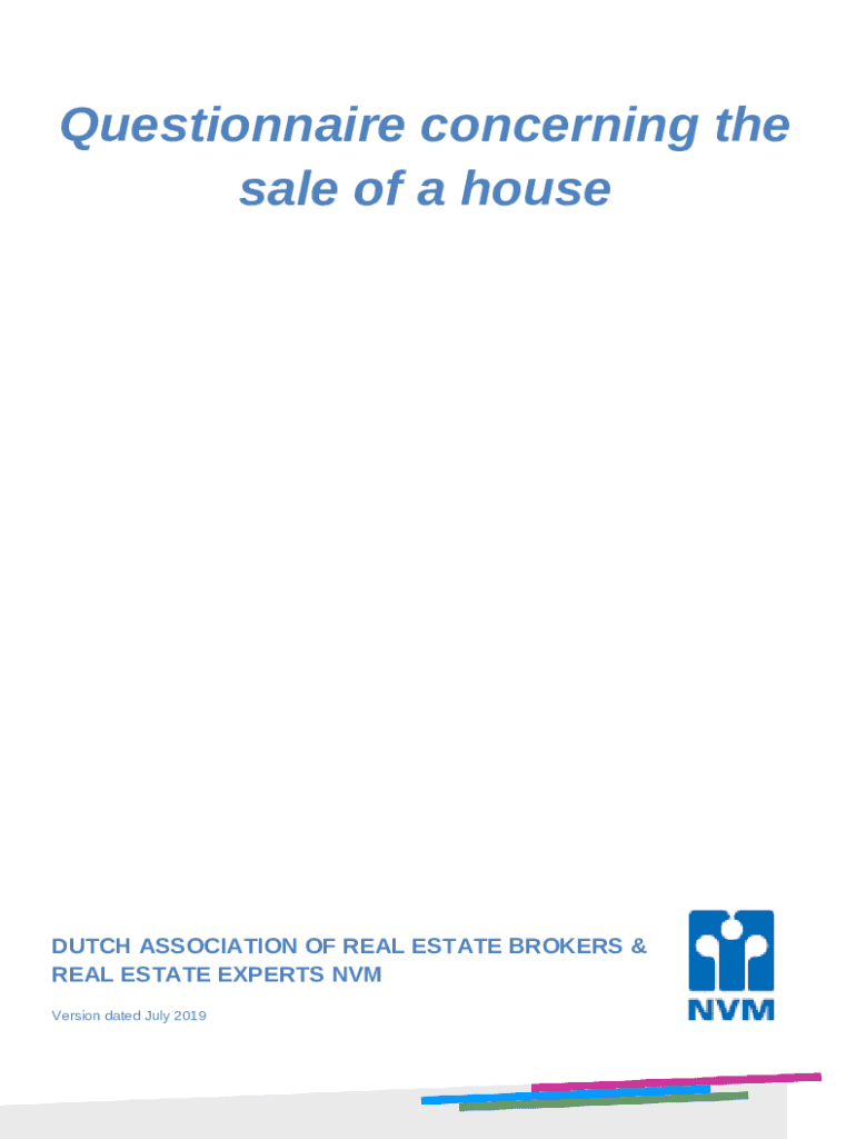 Real estate questionnaire for sellers: 25 questions to ask Doc Template ...