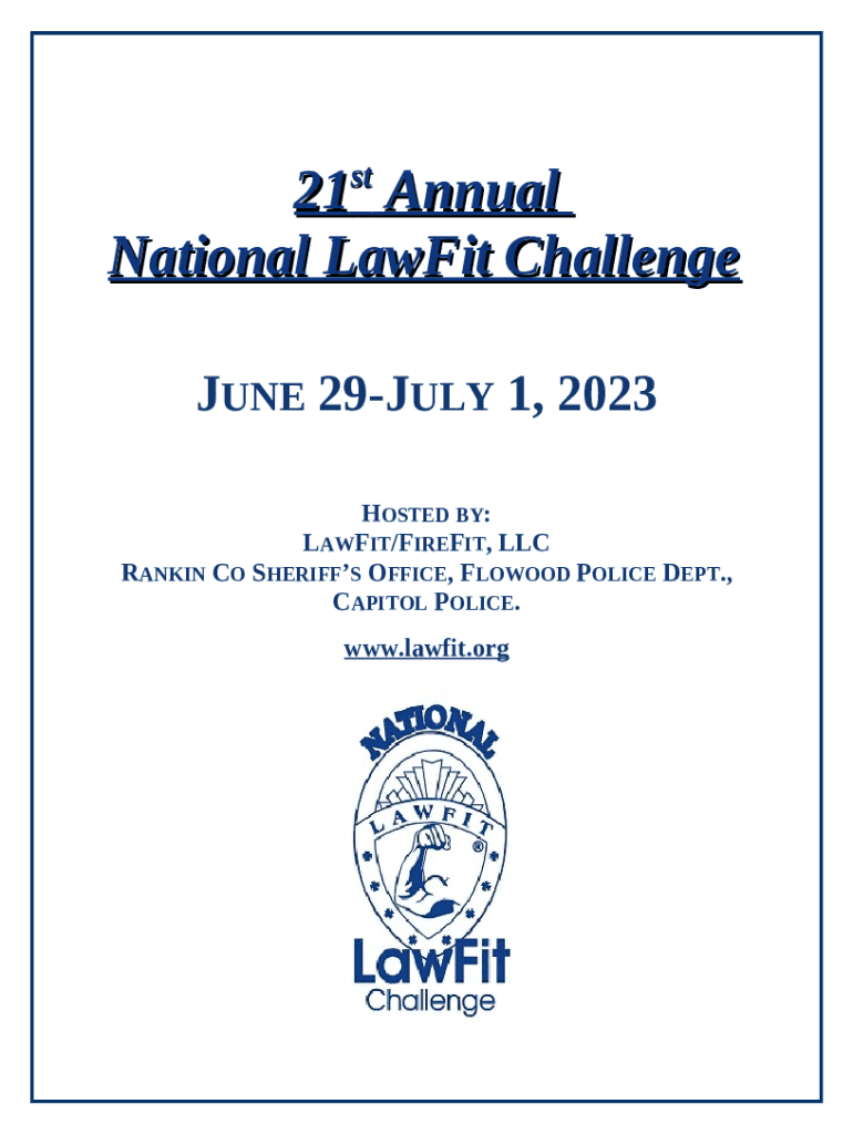 LawFit Challenge aims to improve officers physical fitness ... Doc ...
