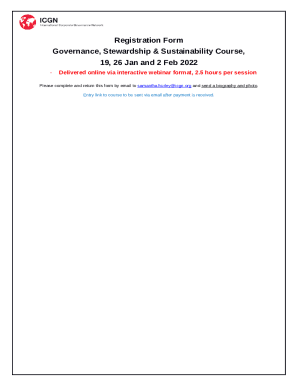 ICGN GSS Fundamentals Registration Doc Template | pdfFiller