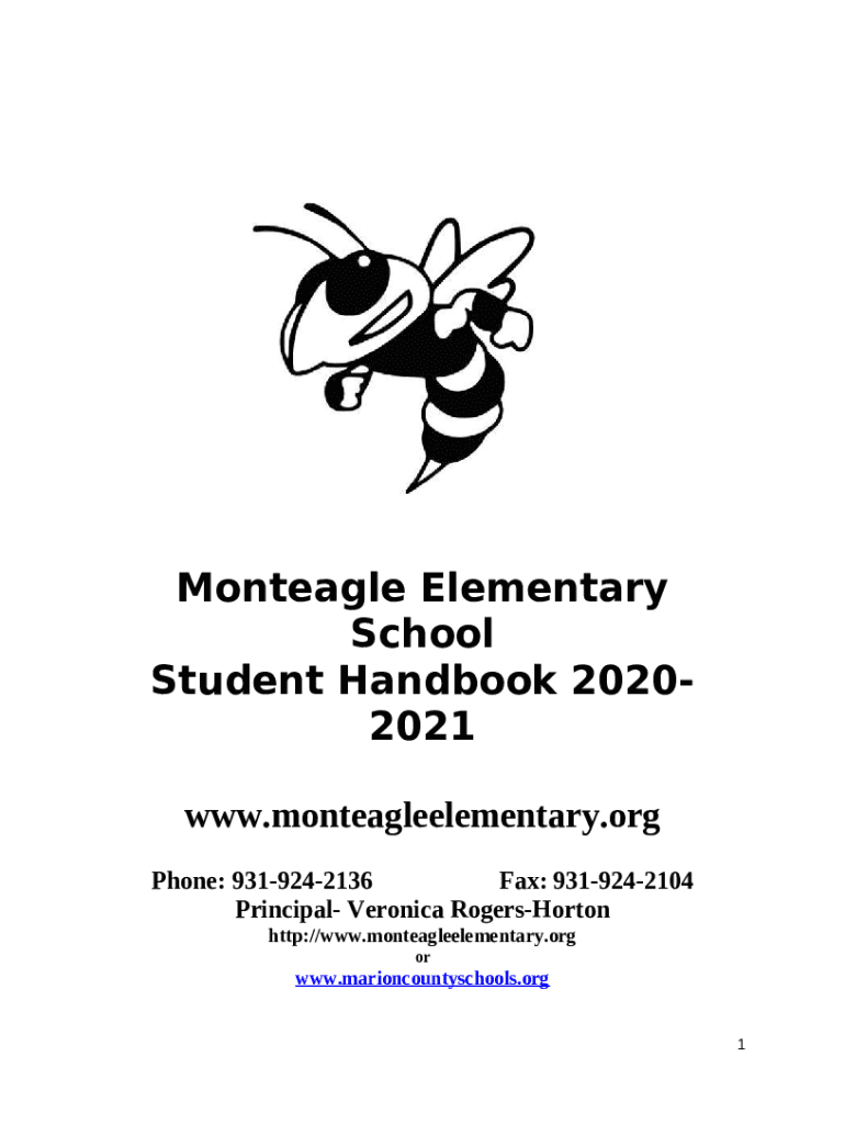 Monteagle Elementary School Doc Template | pdfFiller