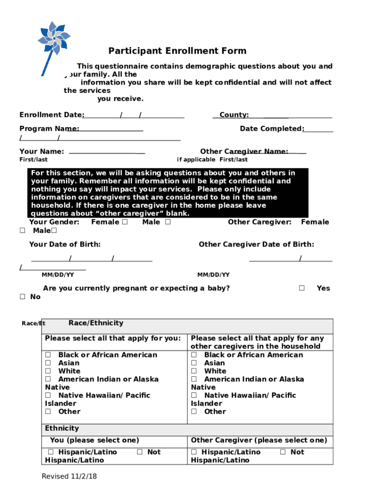 Caregiver-Enrollment-.docx Doc Template | pdfFiller