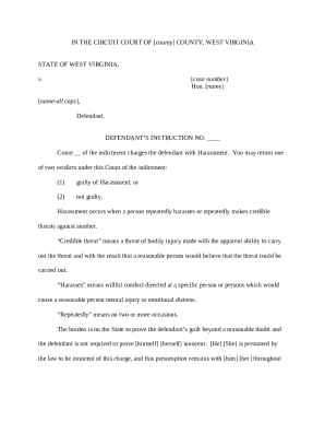 Count of the indictment charges the defendant with Harassment Doc ...