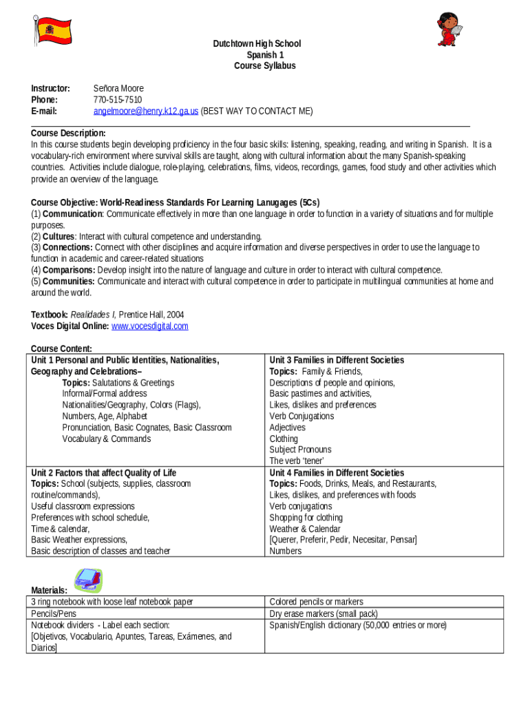 Dutchtown High School / Overview - schoolwires henry k12 ga Doc ...