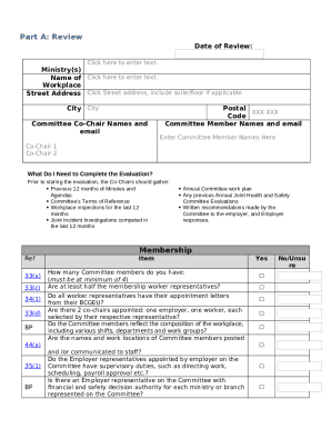 Testing the joint health and safety committee assessment ... Doc ...