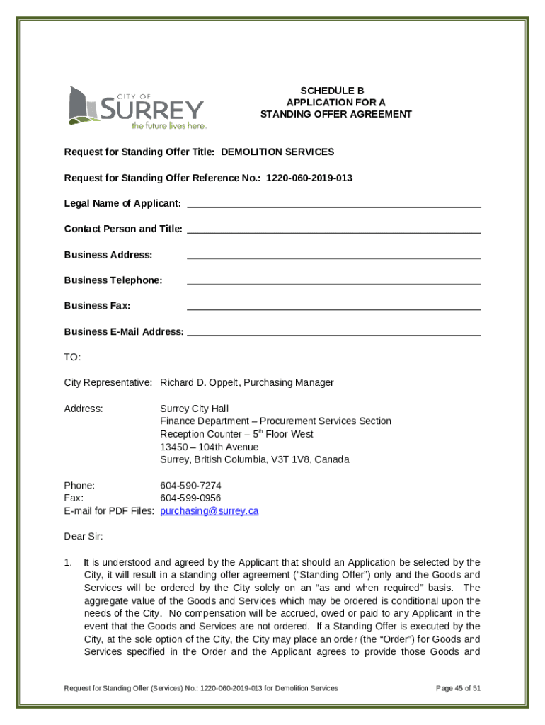 Part B - SOA Conditions for ICT Products and/or Services Doc Template ...