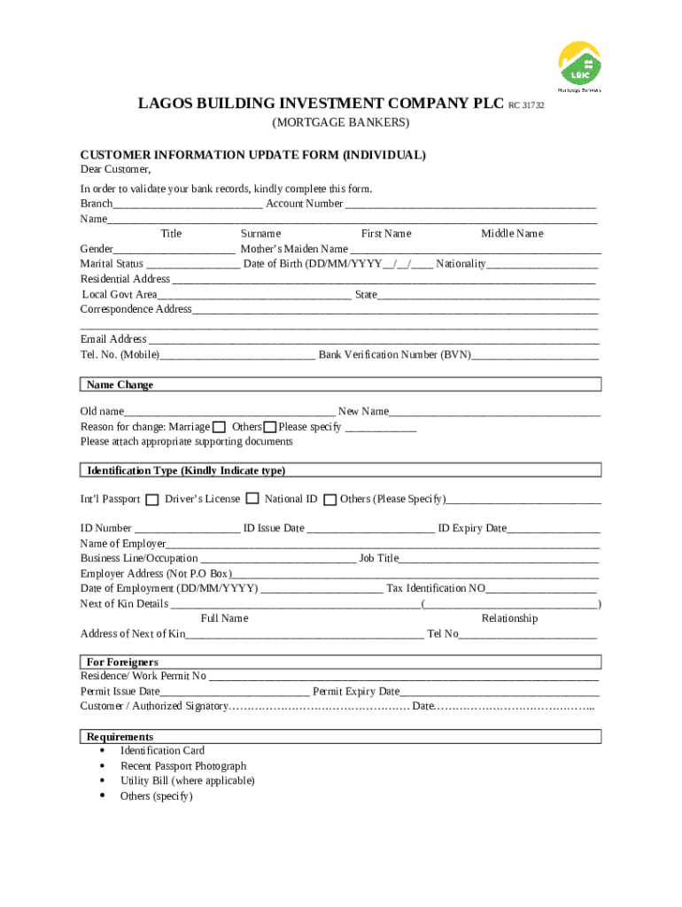 Customer-Ination-Update-.docx - Lagos - LBIC Doc Template | pdfFiller