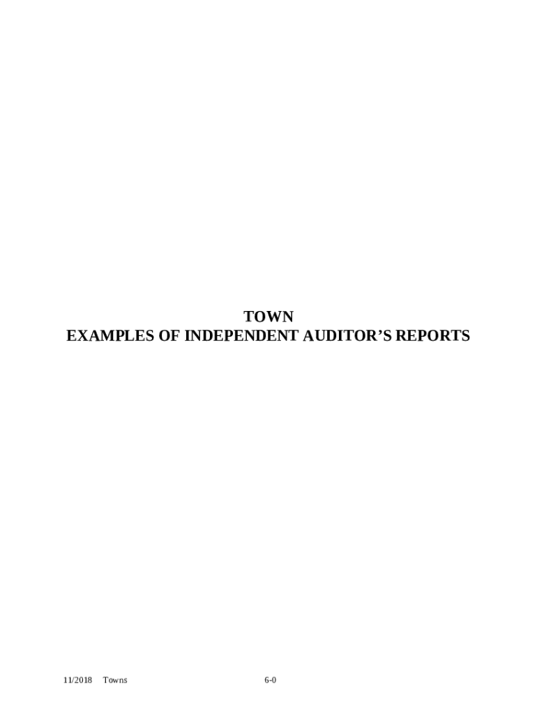 Independent Auditors' Report on Internal Control over ... Doc Template ...