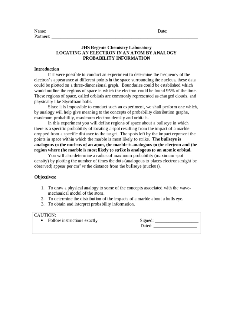 JHS Regents Chemistry Laboratory Doc Template | pdfFiller