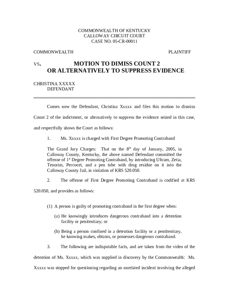 520.050 Promoting contraband in the first degree. Doc Template | pdfFiller