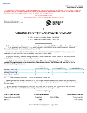 VIRGINIA ELECTRIC & POWER CO ( - cloudfront.net Doc Template | pdfFiller