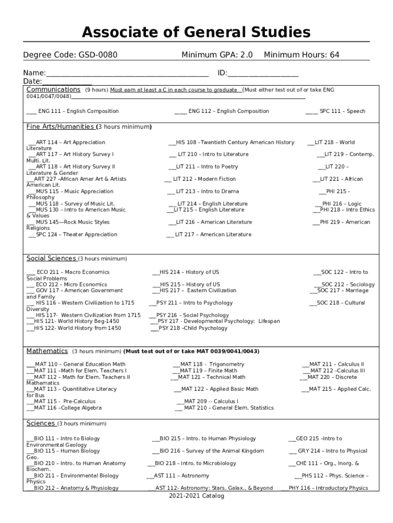 AP 4100 Grad Requirements for Degrees & Cert Doc Template | pdfFiller