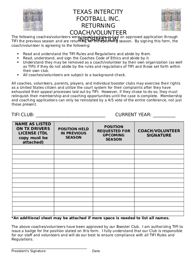 returning coaches .doc - cloudfront.net Doc Template | pdfFiller