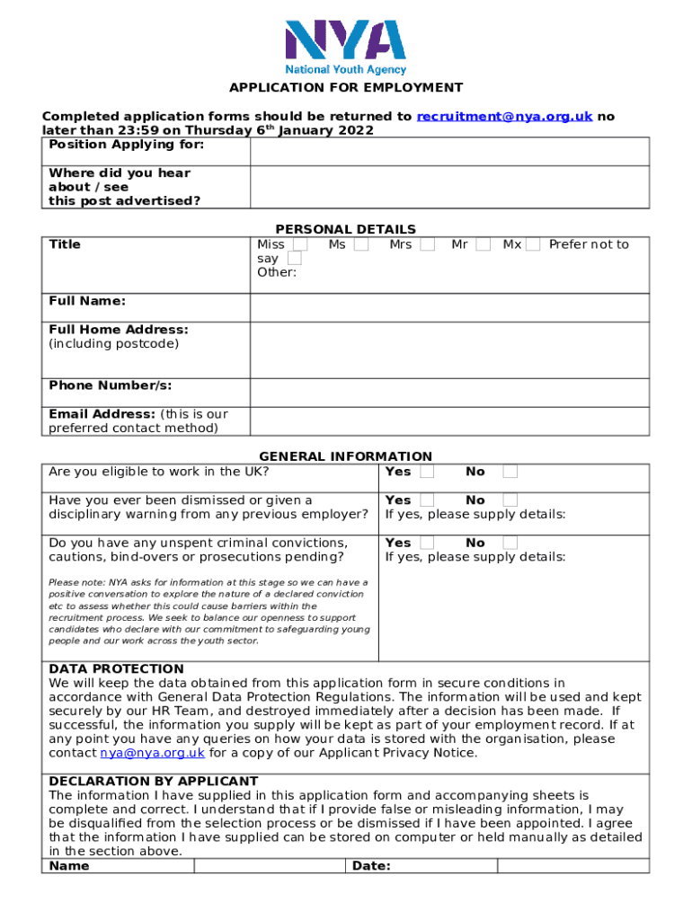 NYA-Application--20212022. ... Doc Template | pdfFiller