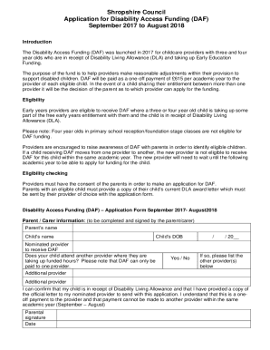 Fillable Online DAF application form FINAL 2017-18 Fax Email Print ...