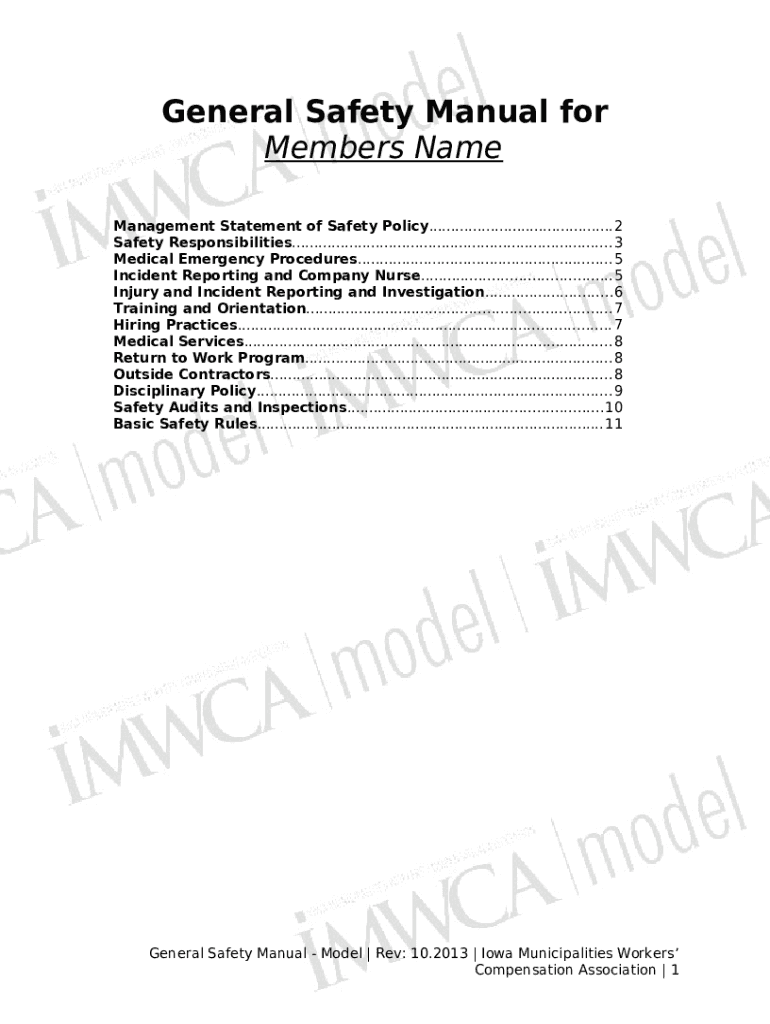 si safety manual table of contents - Smithsonian Facilities Doc ...