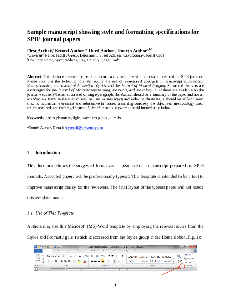 (PDF) Sample manuscript showing style and atting ... Doc Template ...