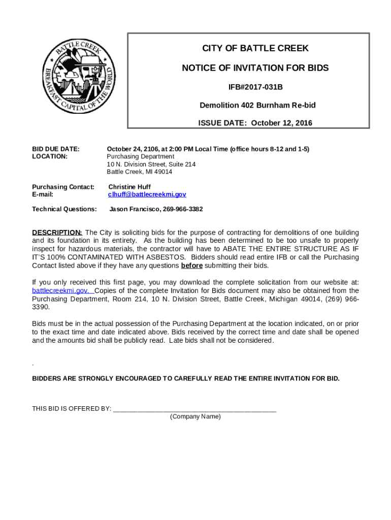 Page County, Virginia Invitation for Bids Battle Creek Landfill ... Doc ...