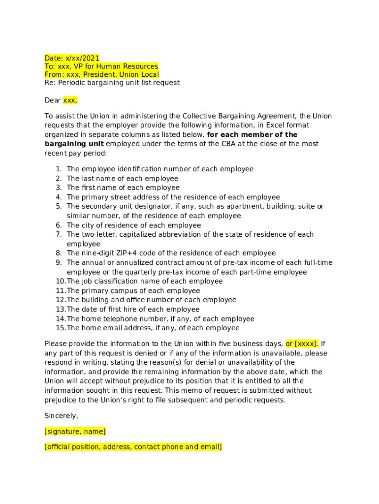 Executive Order on Worker Organizing and Empowerment Doc Template ...