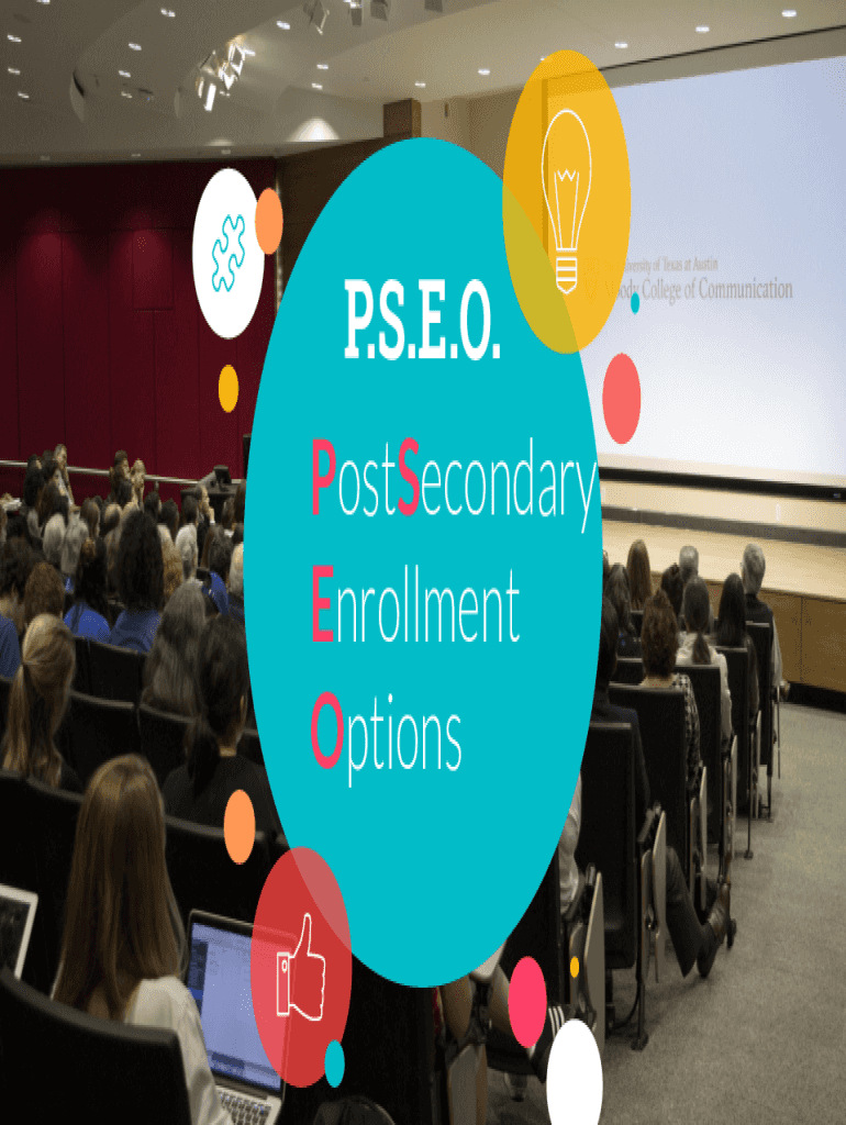 Fillable Online Post Secondary Enrollment Options ... - Counseling at MNCA Fax Email Print ...