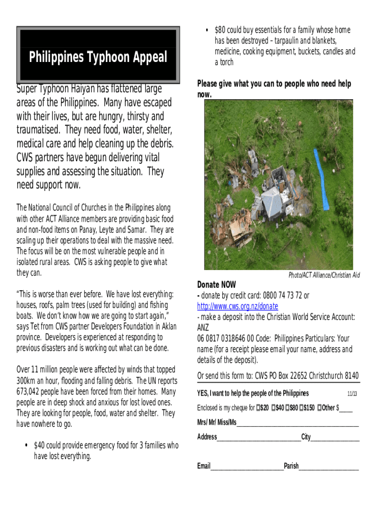 Health crisis erupts in Philippines following deadly typhoon ... - cws ...