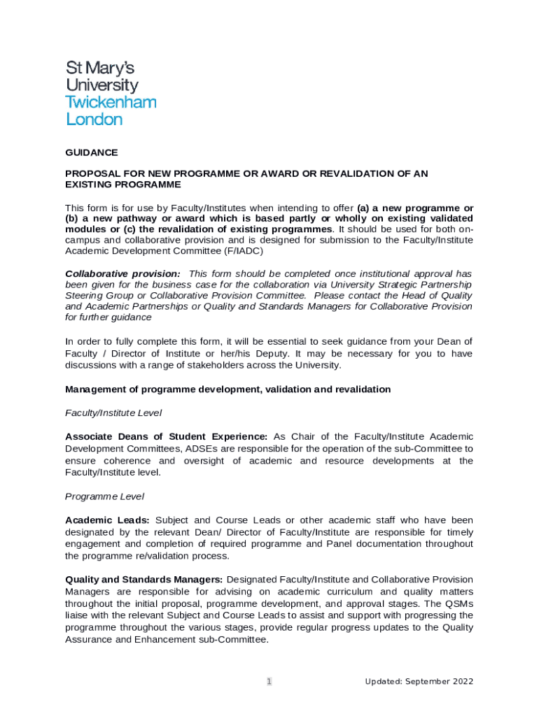 Guidance Initial proposal 2022. Guidance-Initial Proposal Doc Template ...