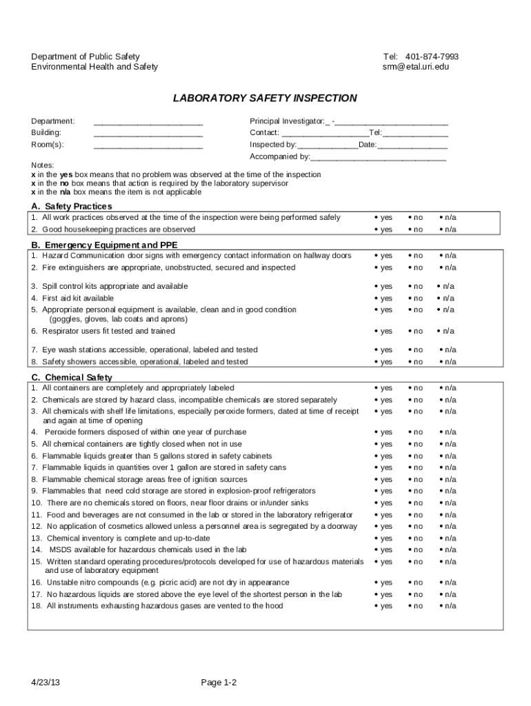 lab inspection .v1 Doc Template | pdfFiller