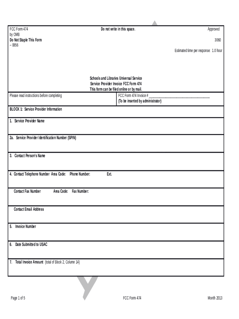 Online universalservice FCC . OMB Control No. ... Doc Template | pdfFiller