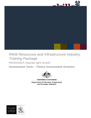 Resources and Infrastructure Industry Training Package Doc Template | pdfFiller