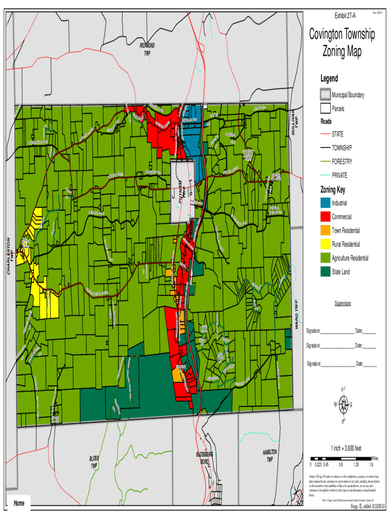 Fillable Online Covington Township Zoning Map Fax Email Print - pdfFiller