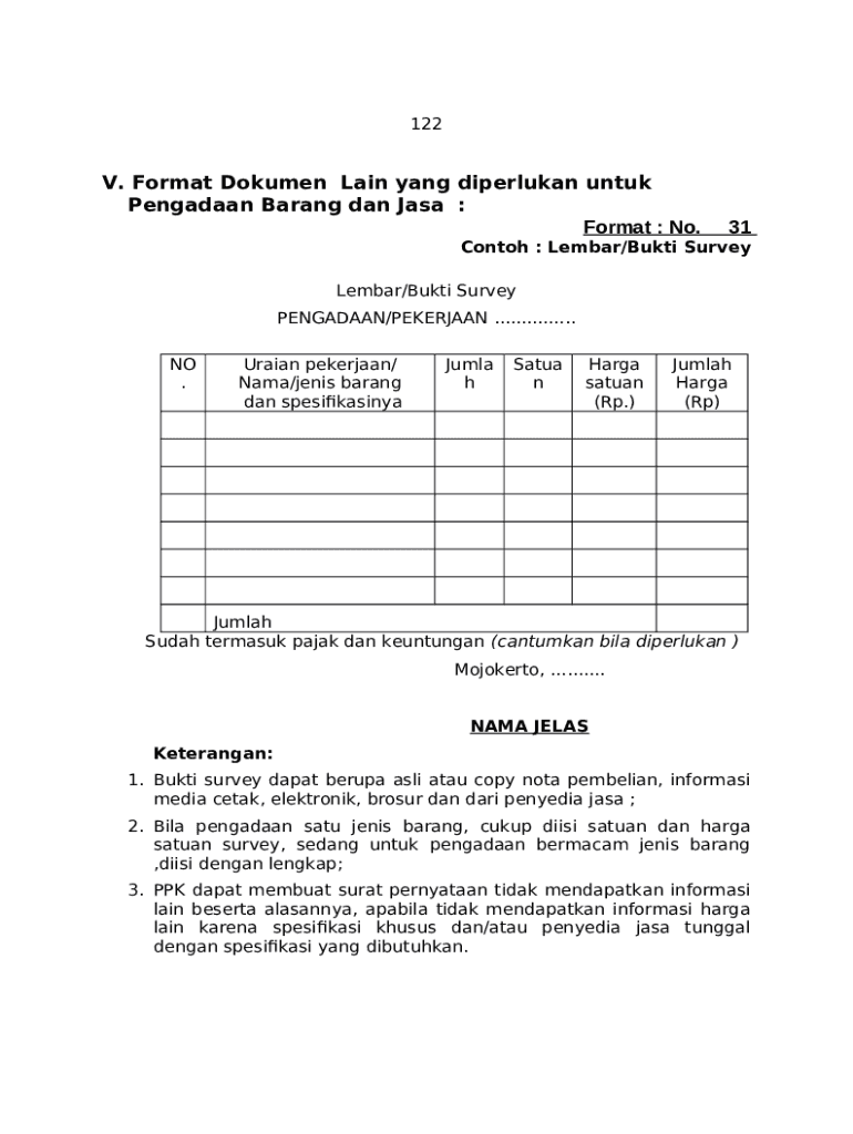 F. at Dokumen I. at Dokumen Lain yang ... Doc Template | pdfFiller