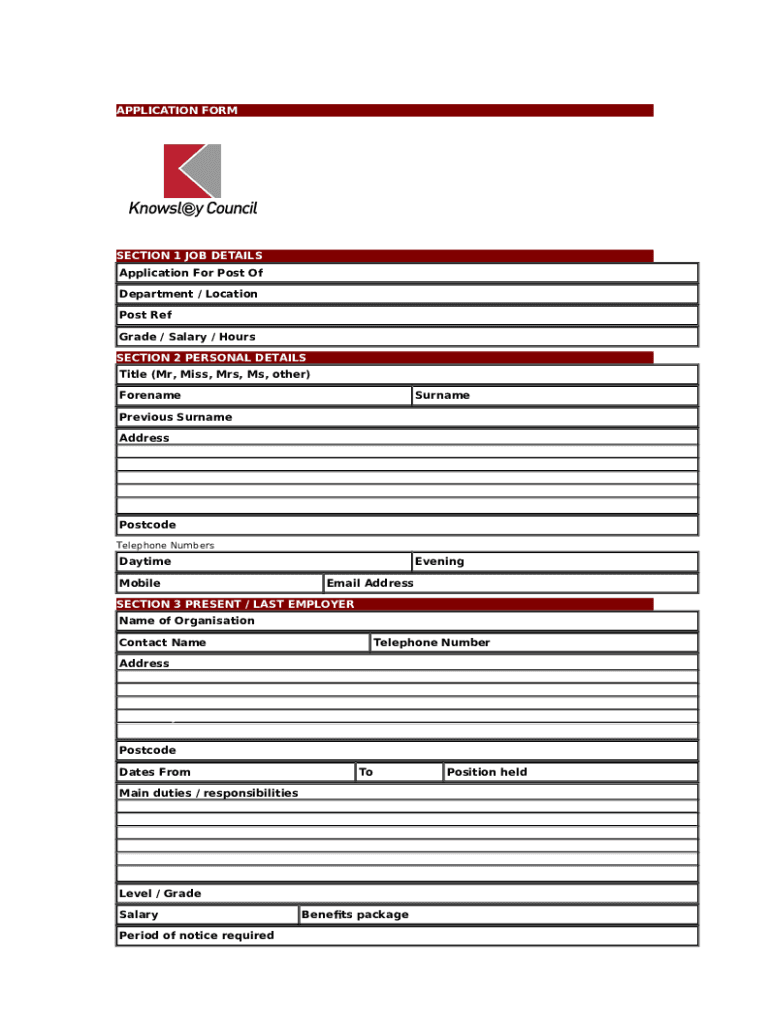 Breaks in Employment History Section 5 Doc Template | pdfFiller