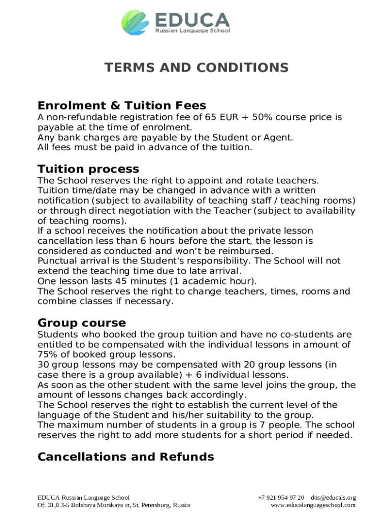 Enrolment Agreement Definition: 104 Samples Doc Template | pdfFiller