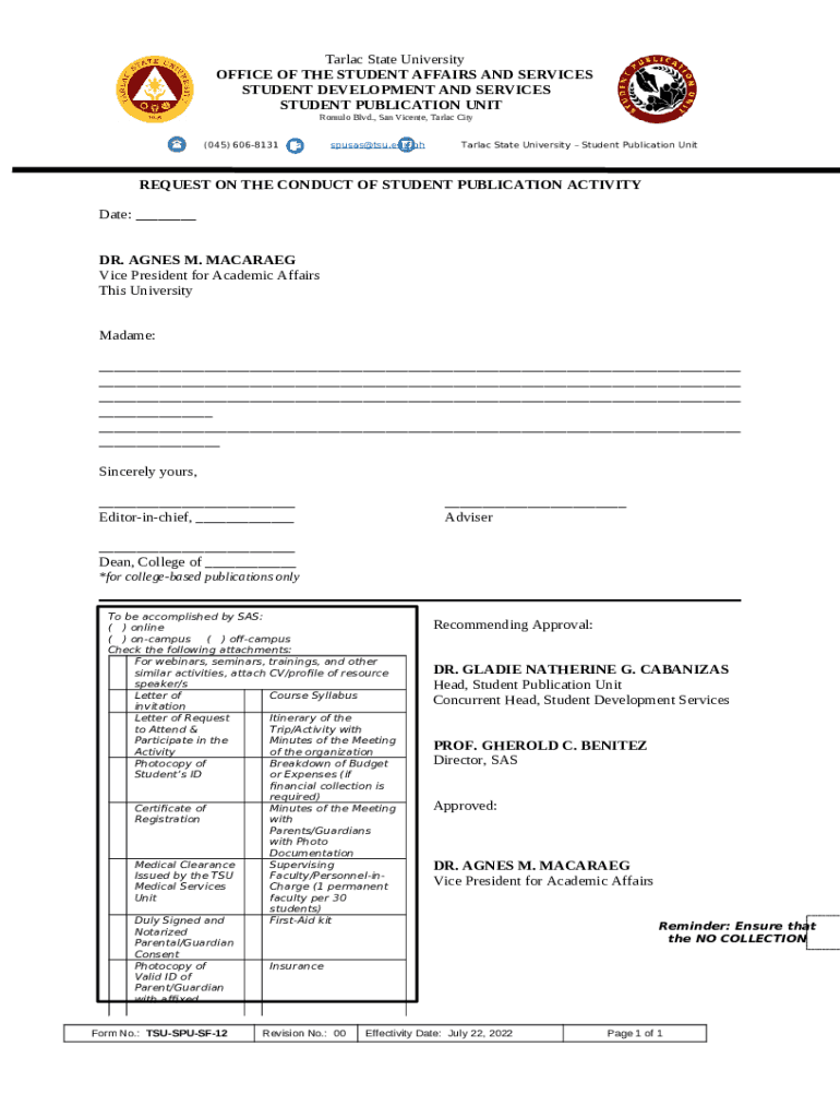 tsu-spu-sf-12-request-letter-on-the-conduct-of-student- ... Doc ...