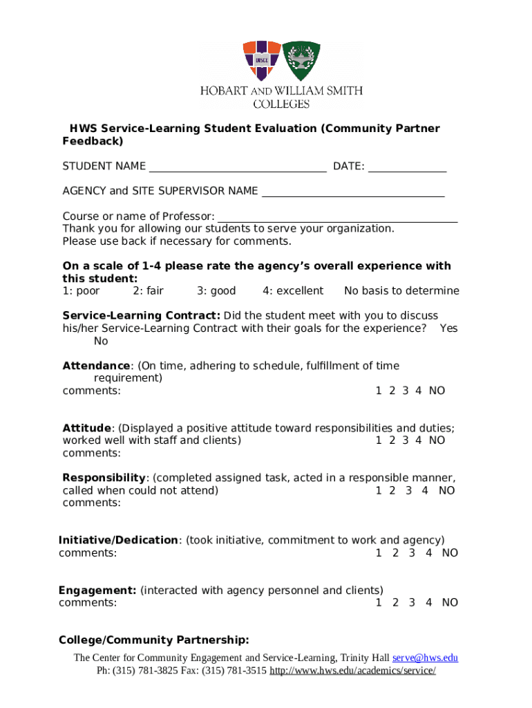 Center for Community Engagement and Service Learning Doc Template ...